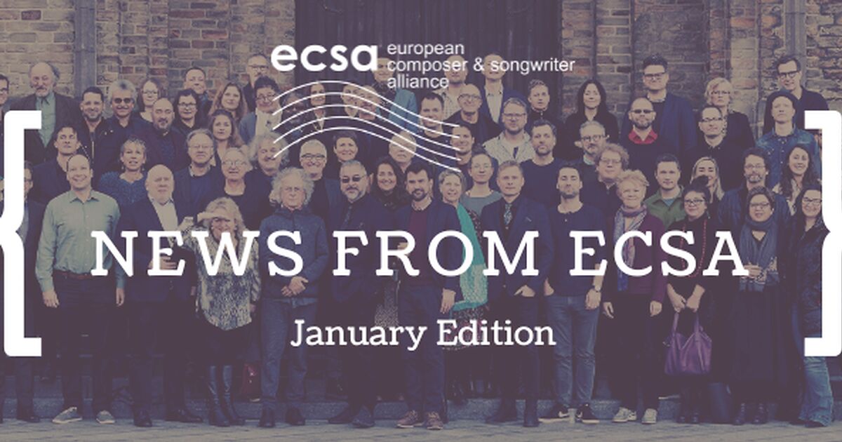 News from ECSA - January edition • News • ECSA - European Composer ...