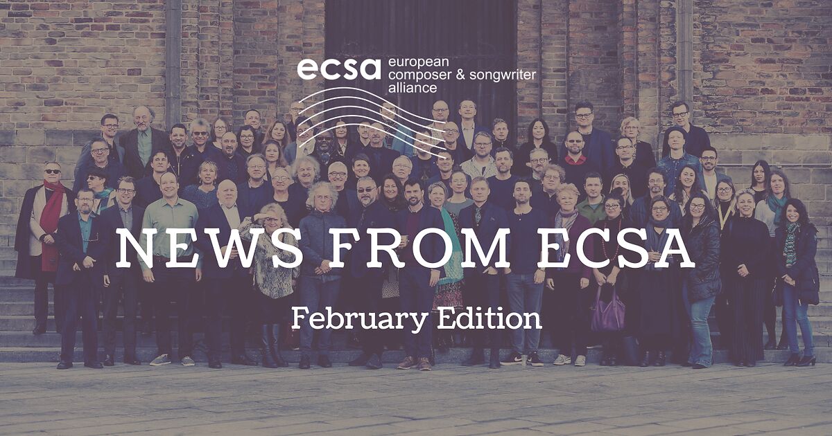 News from ECSA - February edition • News • ECSA - European Composer ...
